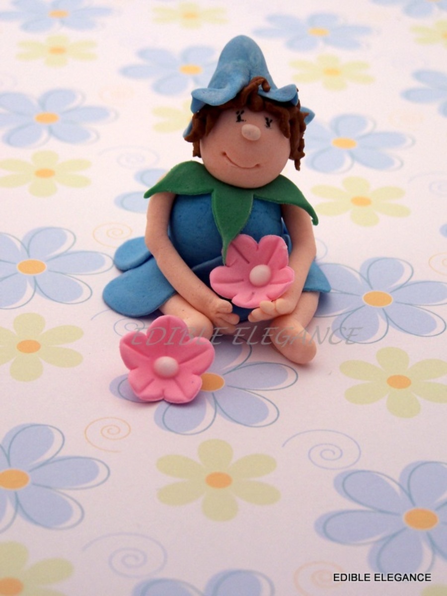 Pixie With Flowers - CakeCentral.com