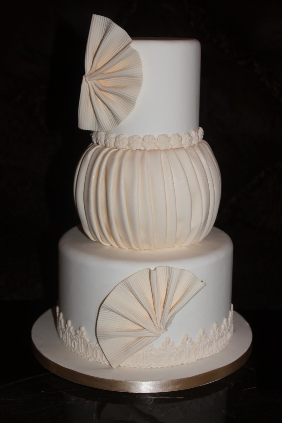 Couture Fan Cake! - CakeCentral.com