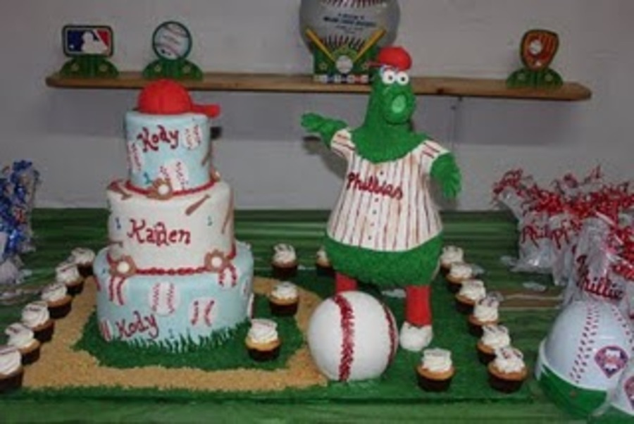 Phillies Phanatic Cake! - CakeCentral.com