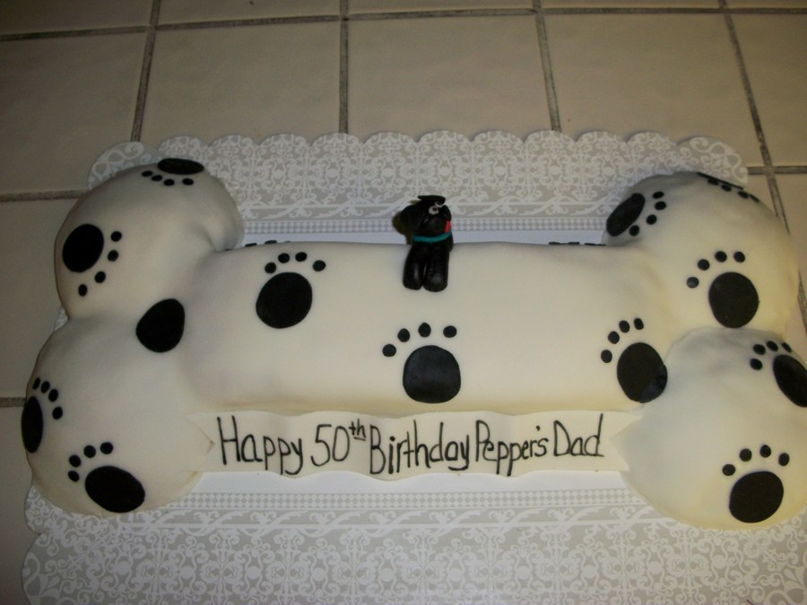 Dog Bone Cake - CakeCentral.com