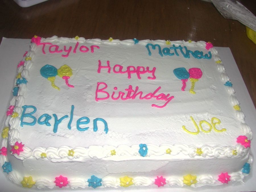 Preschool Birthday Cake. - CakeCentral.com