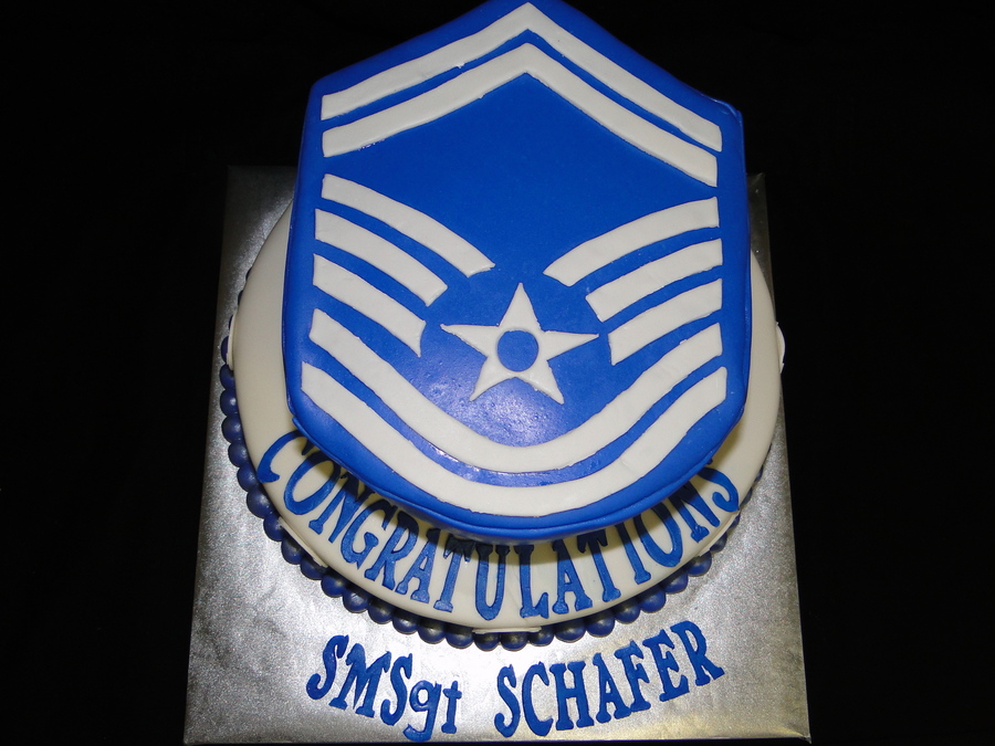 Smsgt Promotion Cake - CakeCentral.com