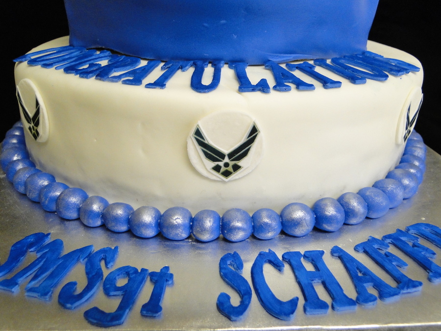 Smsgt Promotion Cake - CakeCentral.com