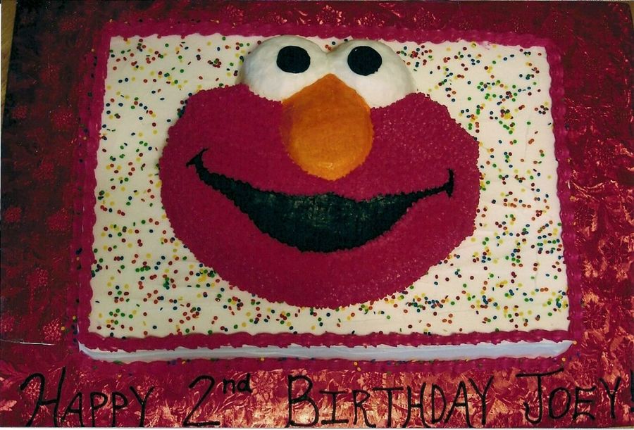 3D Elmo - CakeCentral.com