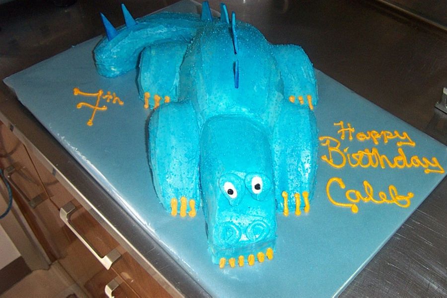 Boy Dinosaur - CakeCentral.com
