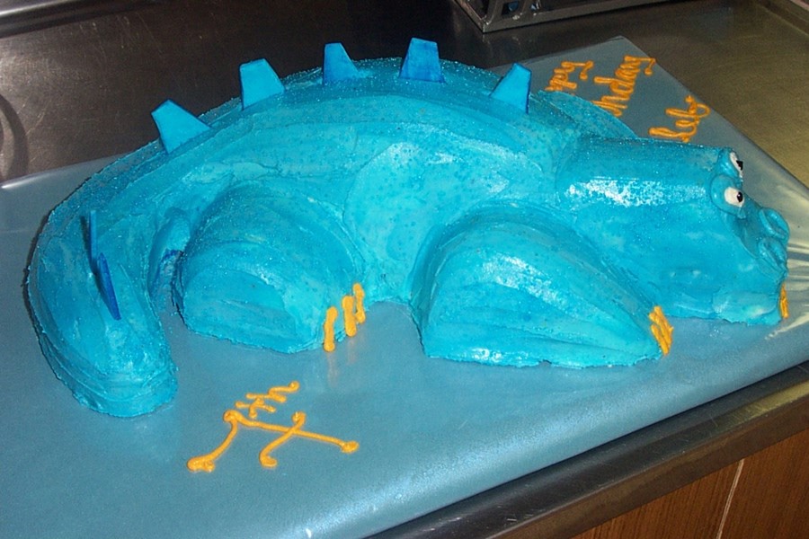 Boy Dinosaur - CakeCentral.com