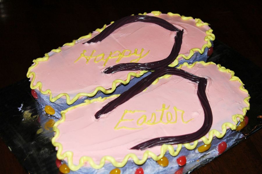 Flip Flop Easter/spring - CakeCentral.com