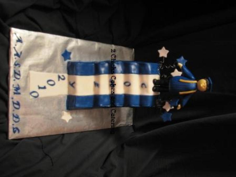 College Graduation Stairs Cake - CakeCentral.com