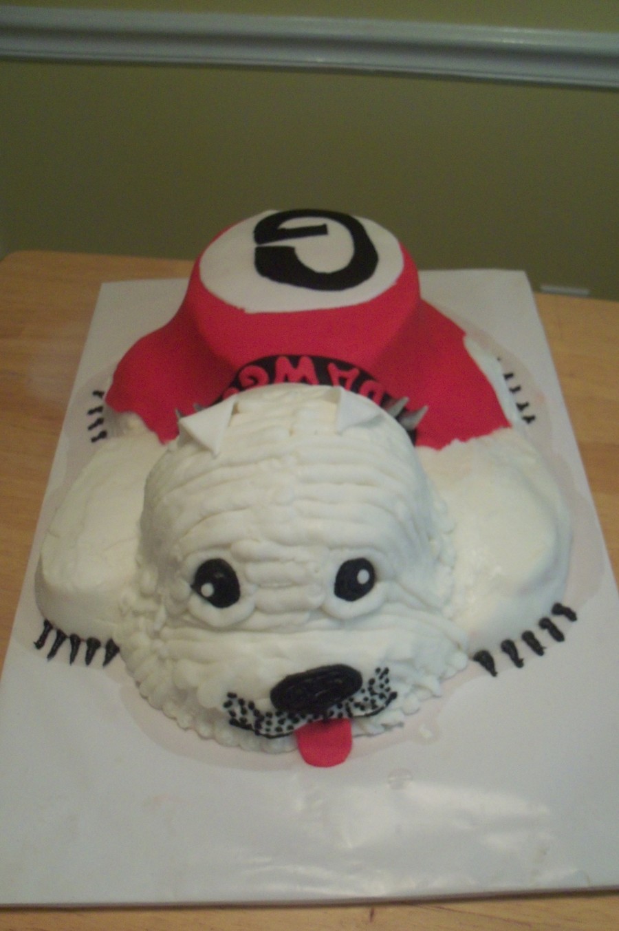Georgia Bulldogs Cake - CakeCentral.com