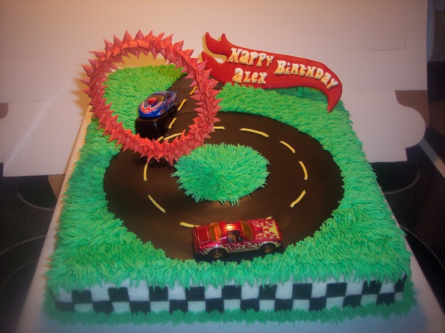 Flaming Hot Wheels - CakeCentral.com