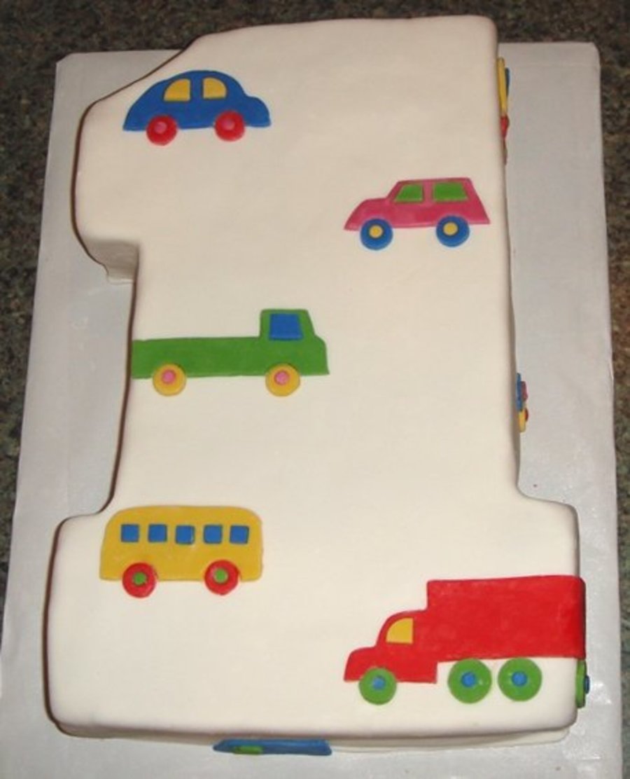 First Birthday Marimekko Cake - CakeCentral.com