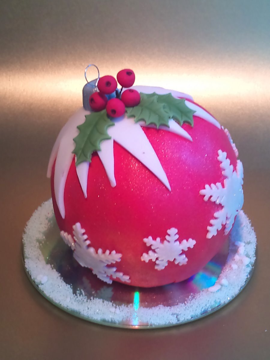 Christams Bulb - CakeCentral.com