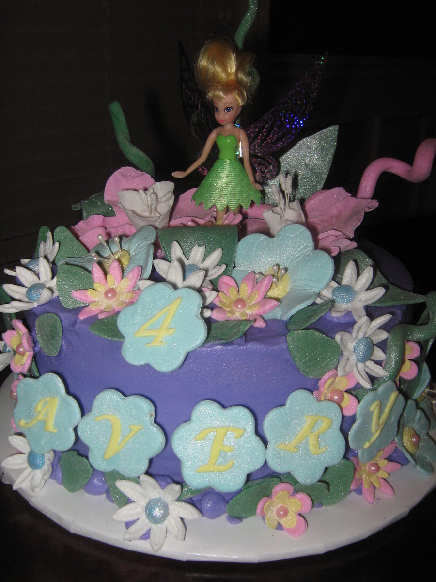 Tinkerbell Cake - CakeCentral.com