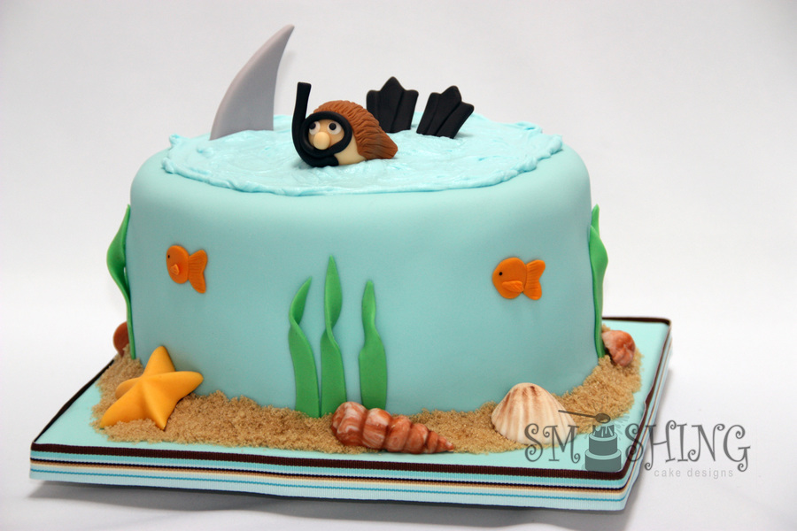 Scuba Diving Cake - CakeCentral.com