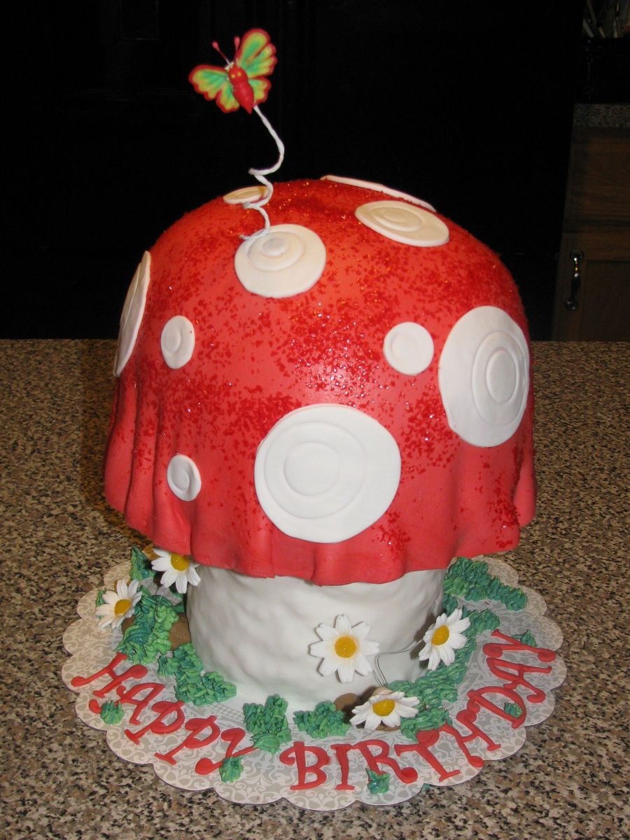 Red Mushroom Cake Cakecentral