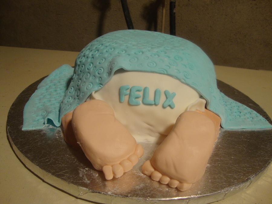 Baby Bum Cake - CakeCentral.com