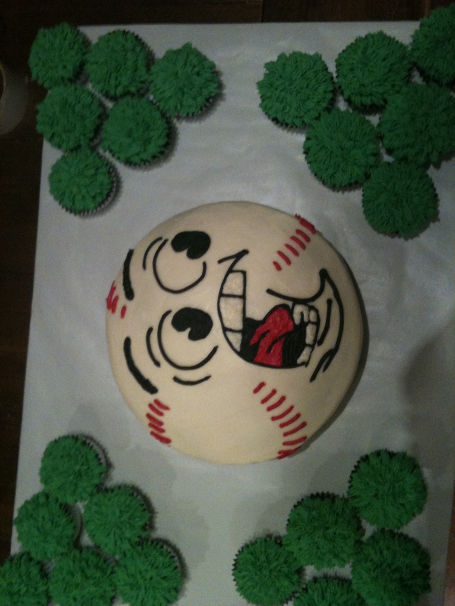 Screaming Baseball - CakeCentral.com