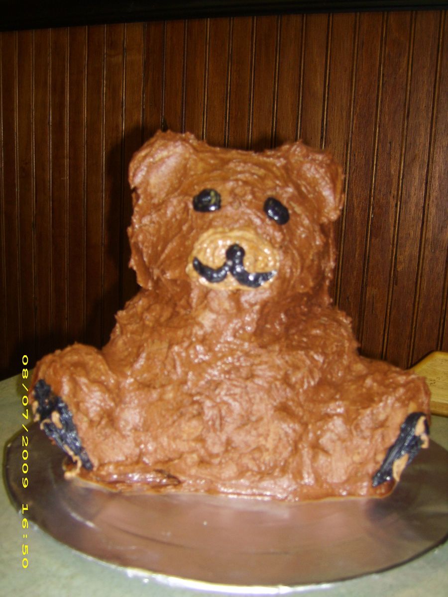 Teddy Bear Smash Cake - CakeCentral.com