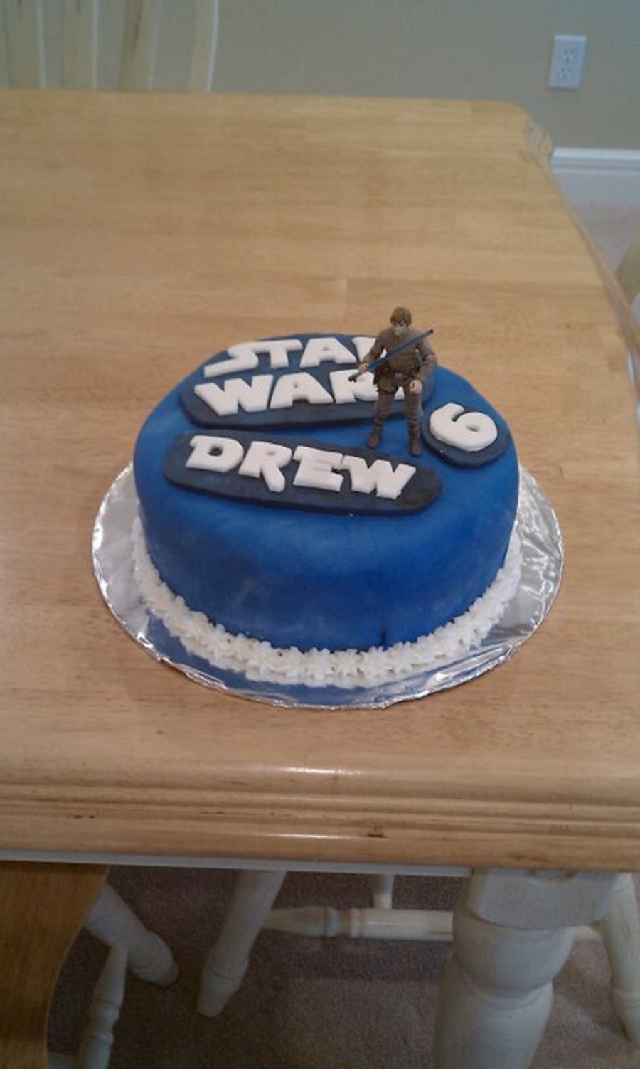 Star Wars Themed Cake W/ Luke Skywalker - CakeCentral.com