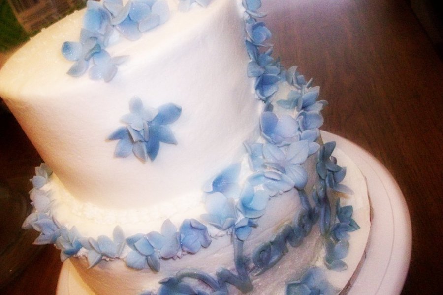 Hydrangea Cake - CakeCentral.com