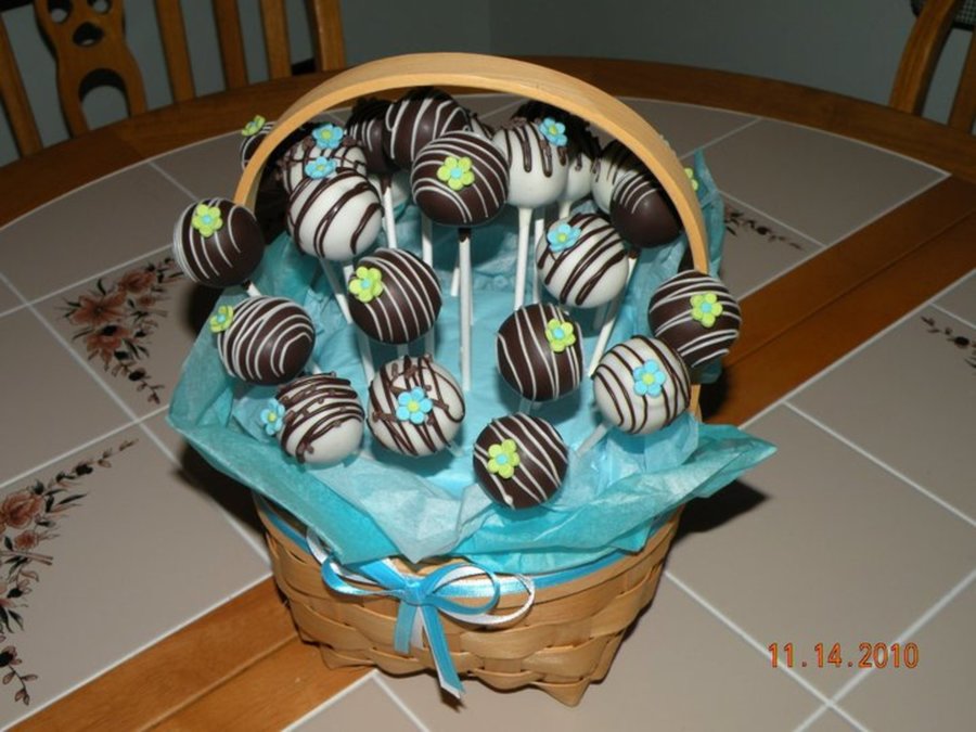 Birthday Cake Pop Bouquet - CakeCentral.com