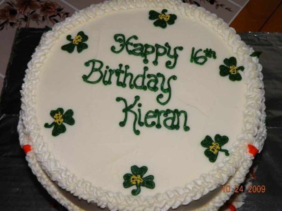 Notre Dame Themed Birthday Cake - CakeCentral.com
