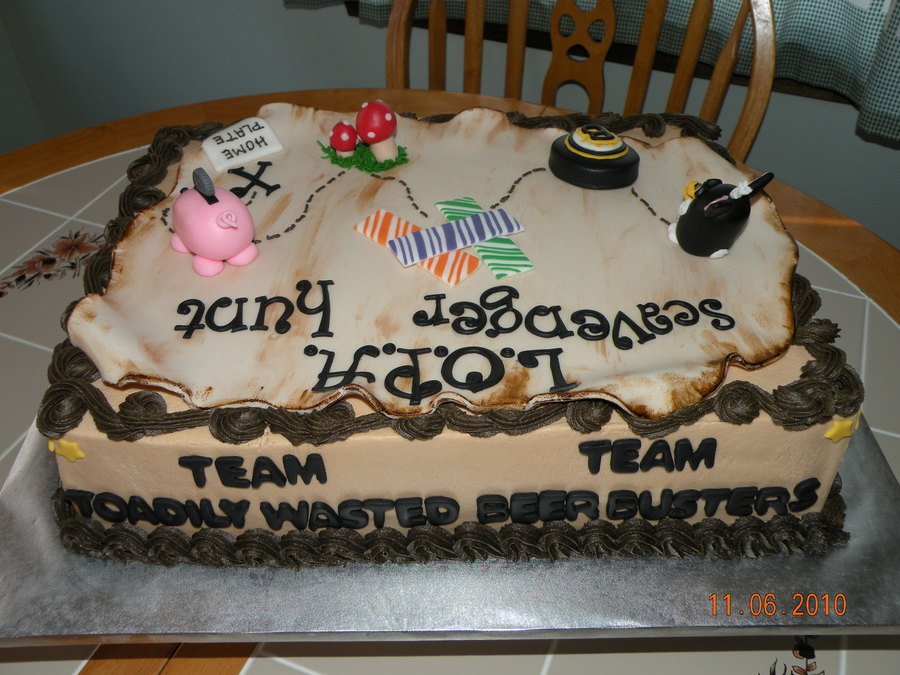 Scavenger Hunt Cake! - CakeCentral.com