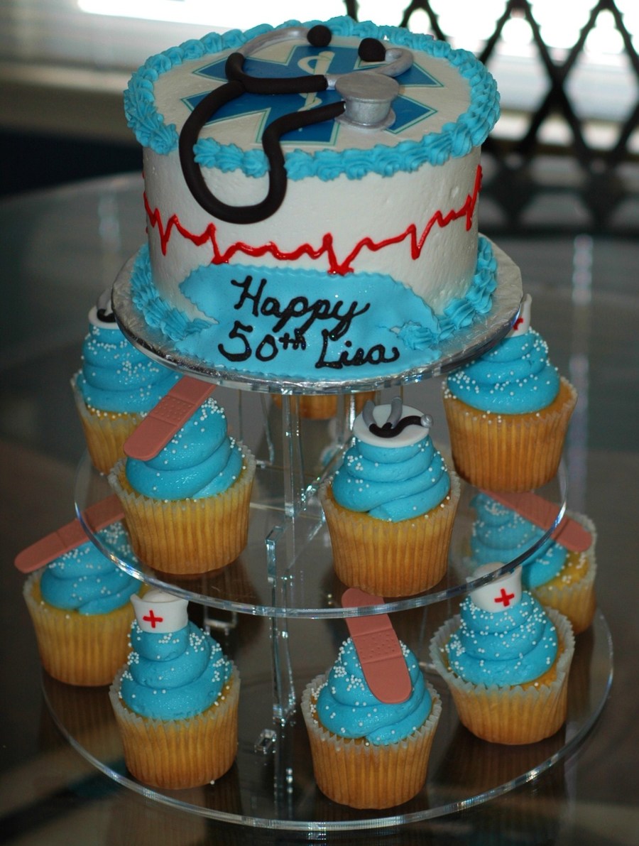 Nurse Cake - 50Th Birthday - CakeCentral.com
