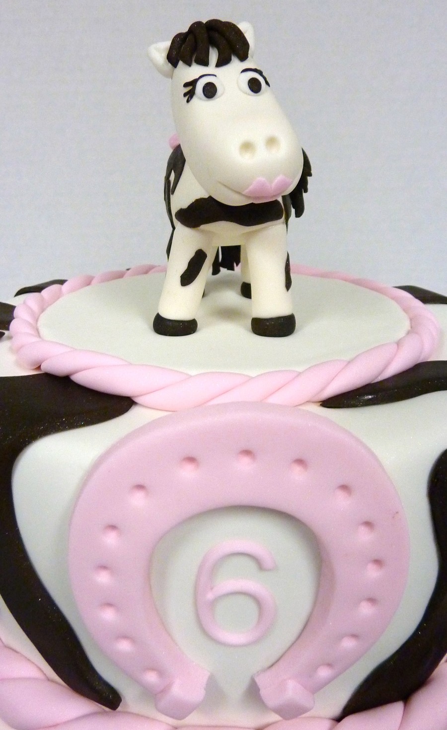 Pinto Horse Birthday Cake - CakeCentral.com