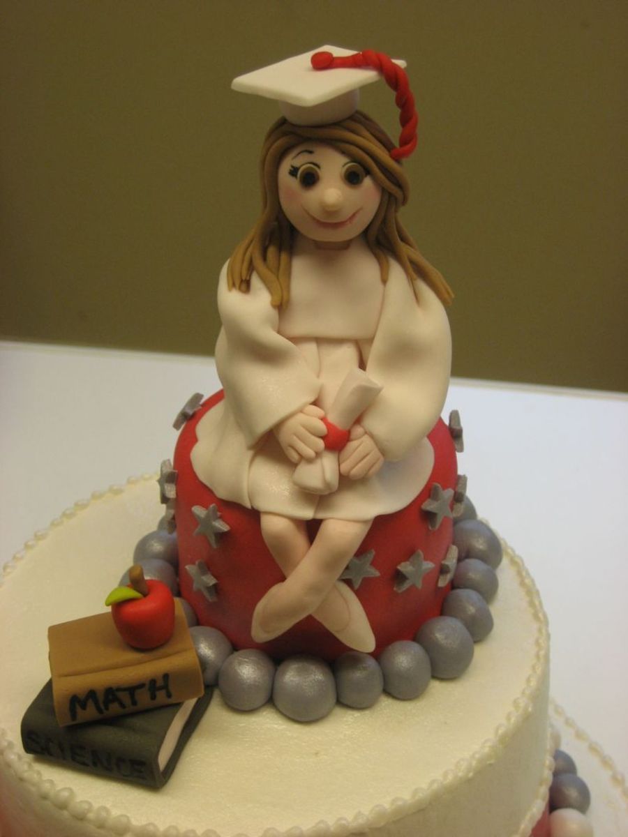 2-Tier Graduation Cake - CakeCentral.com