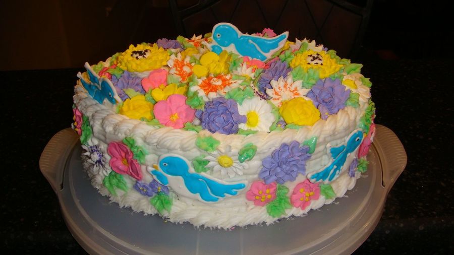 Wilton Two Class Finale Cake - CakeCentral.com