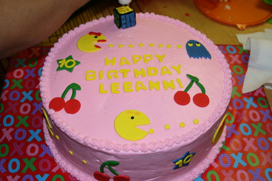 80S Pac Man - CakeCentral.com