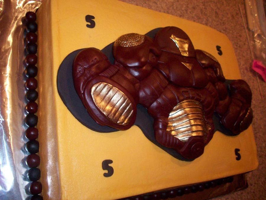 Iron Man Hulkbuster Cake - CakeCentral.com