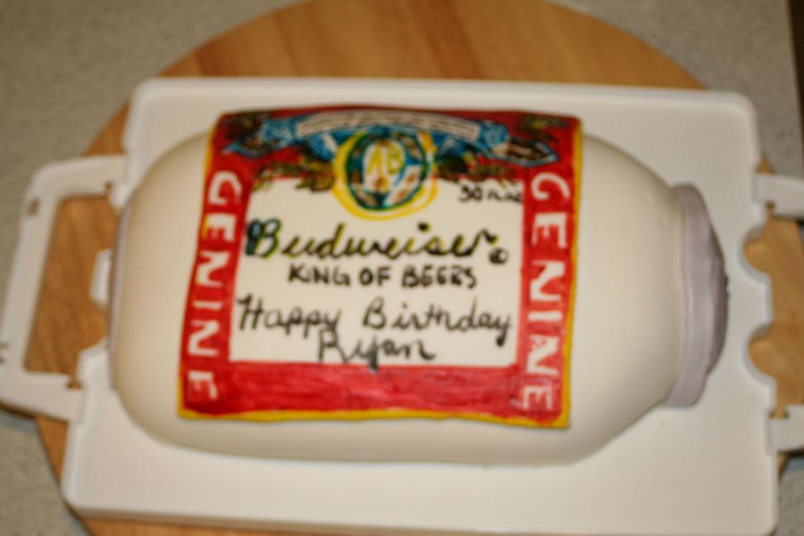 Budwieser Cake - CakeCentral.com