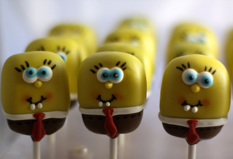 Sponge Bob Cake Pops! - CakeCentral.com