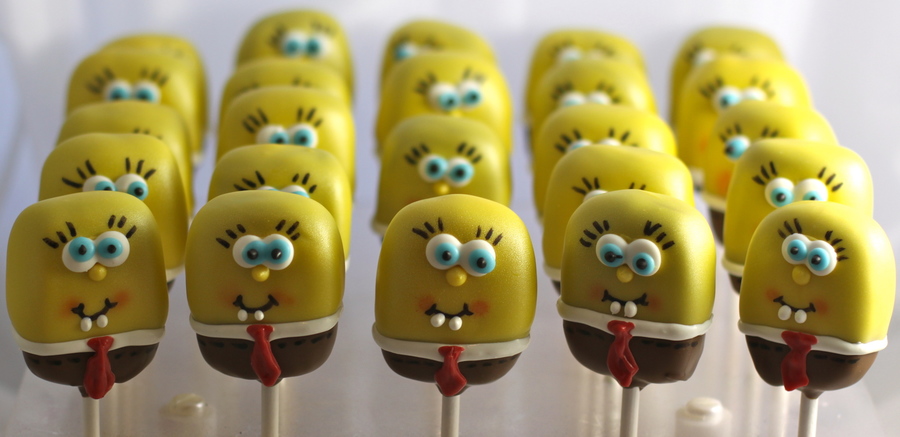 Sponge Bob Cake Pops! - CakeCentral.com
