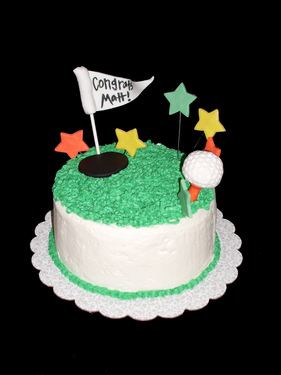 Golf Graduation Cake - CakeCentral.com