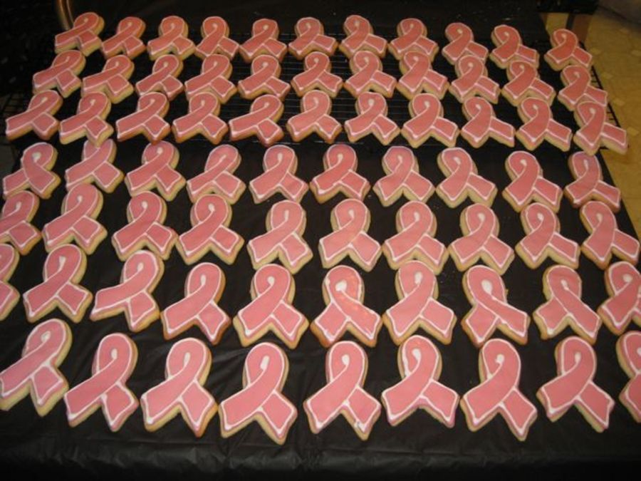 Breast Cancer Awareness Cookies - CakeCentral.com