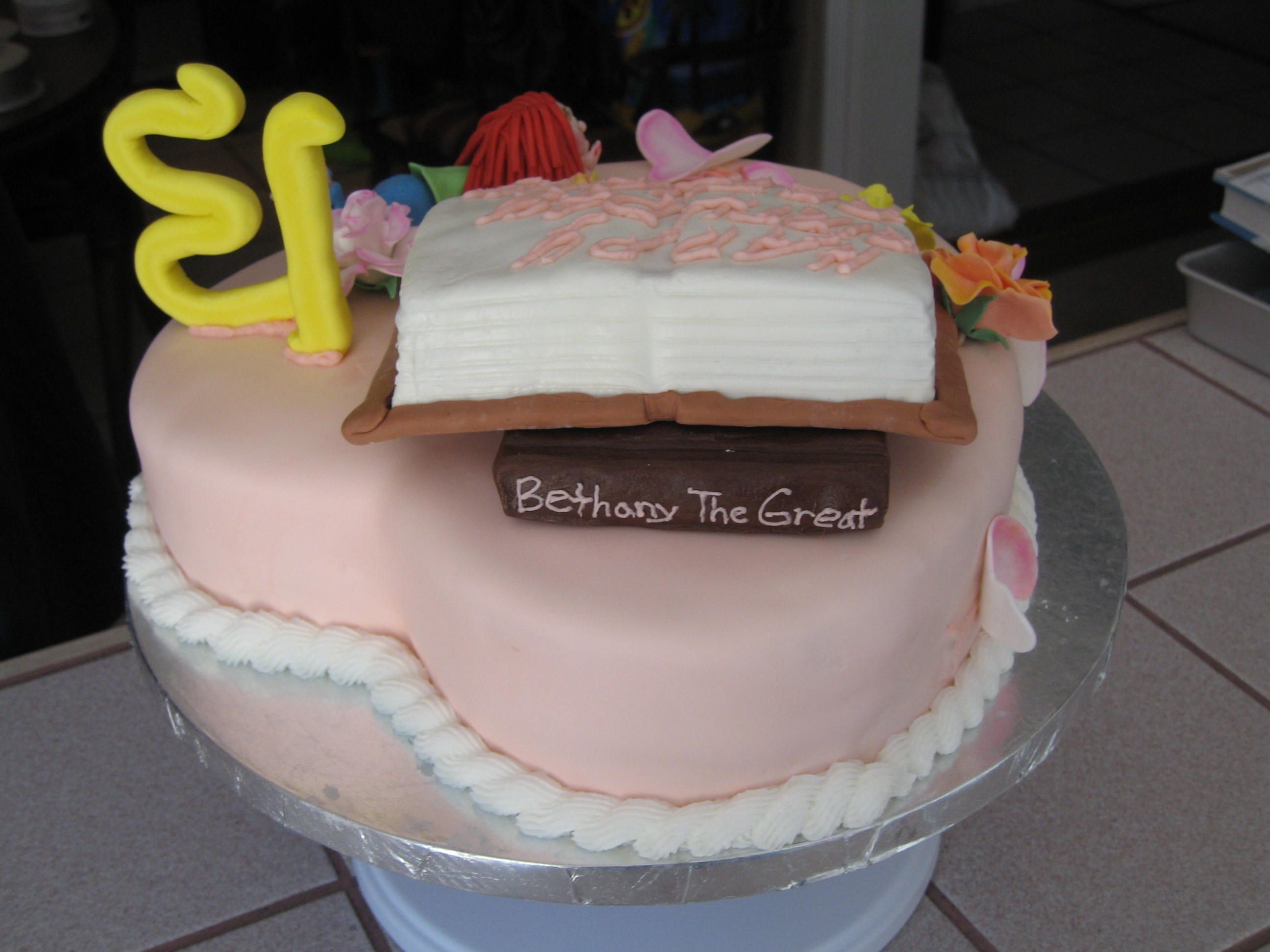 Book Lovers Birthday Cake - CakeCentral.com