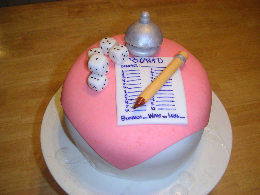 Bunco Cake - CakeCentral.com