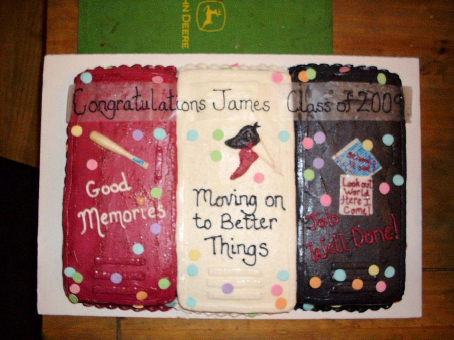 My 2Nd Graduation Cake... - CakeCentral.com