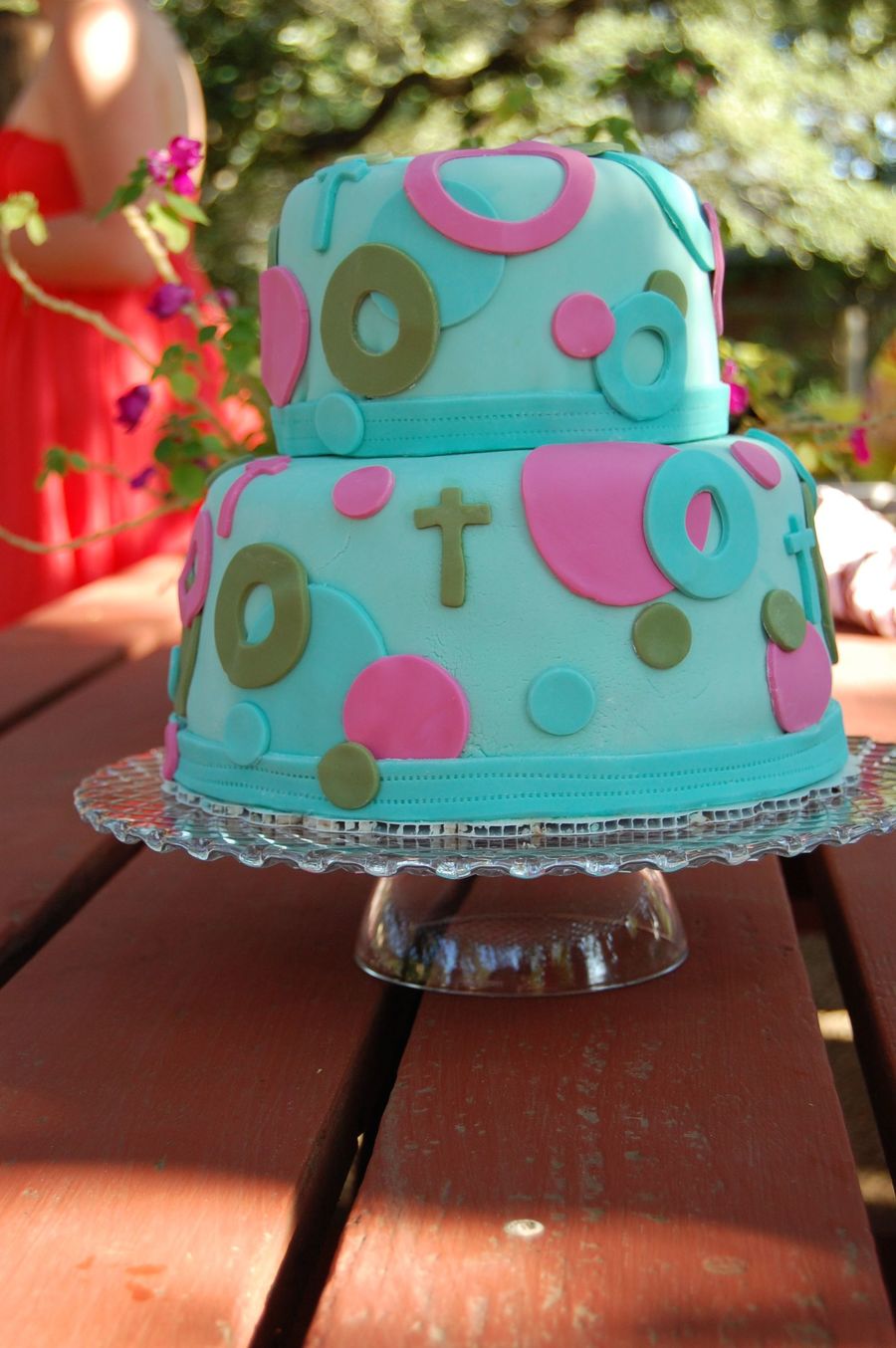 Baby Dedication Cake - CakeCentral.com