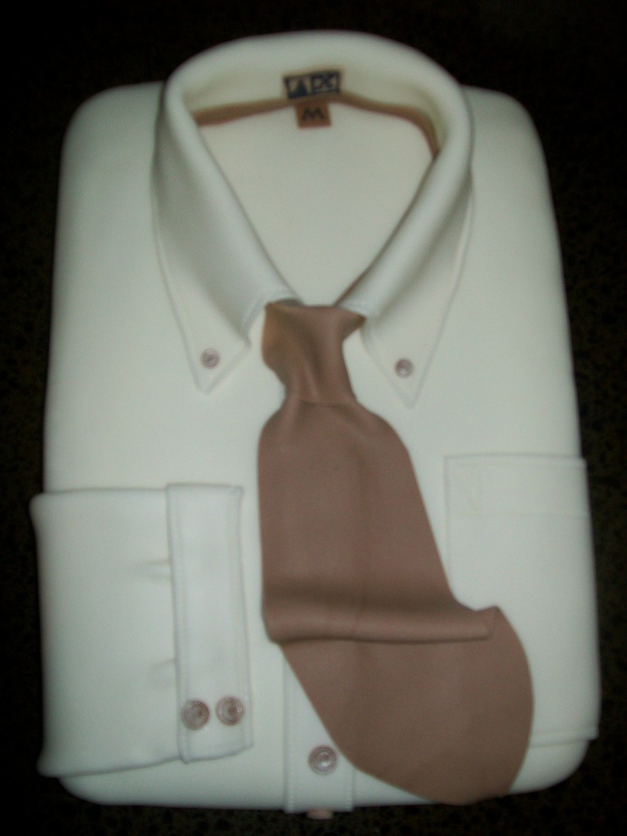 Shirt And Tie Birthday Cake - CakeCentral.com