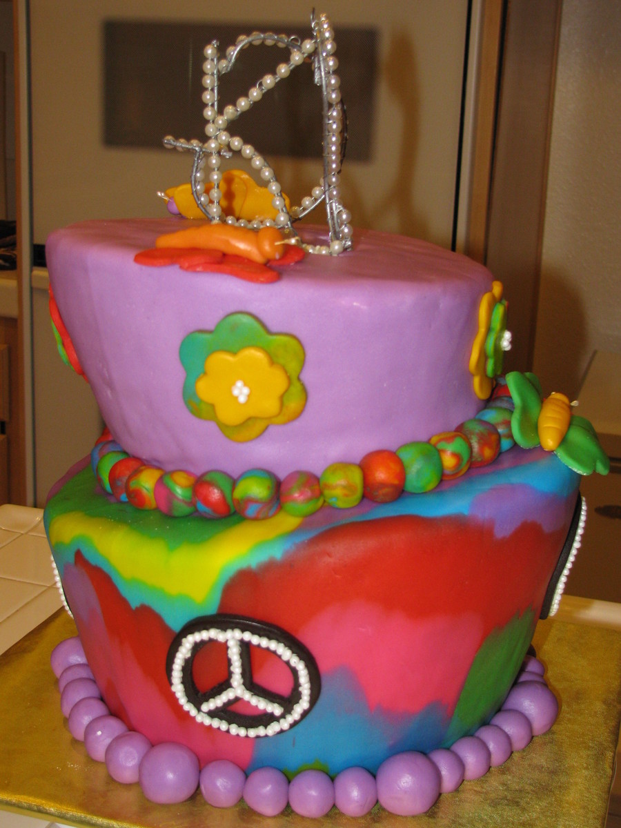 Groovy Cake - CakeCentral.com