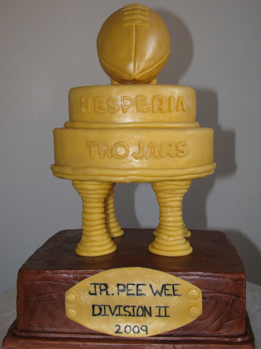 Trophy Cake - CakeCentral.com