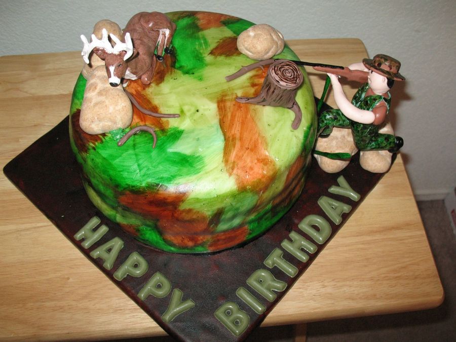 Hunting Cake - CakeCentral.com
