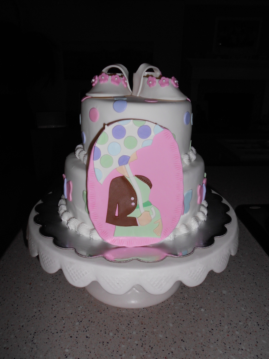 Small Baby Shower Cake - CakeCentral.com