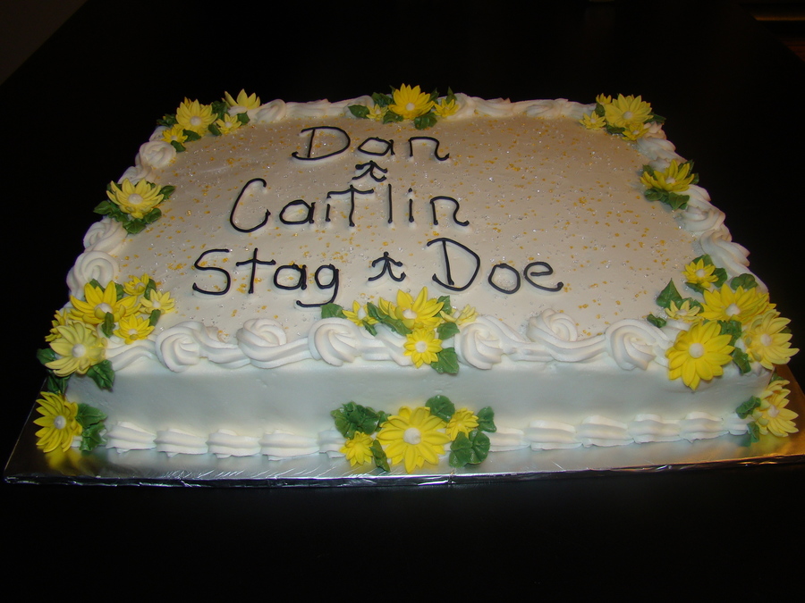 Stag And Doe Cake - CakeCentral.com