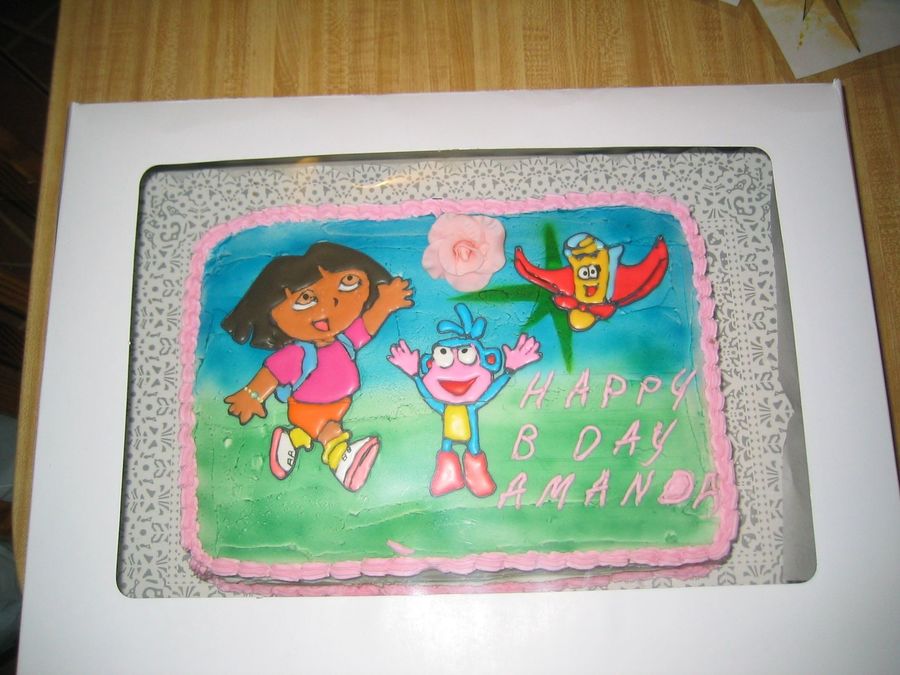 Dora Cake - CakeCentral.com