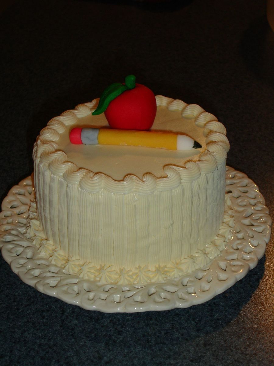 Mini Cake For Teacher - CakeCentral.com
